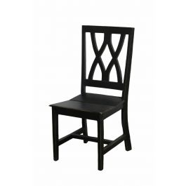 DOUBLE X CHAIR - BLACK
