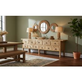 MODERN RUSTIC NATURAL 10 FT BUFFET